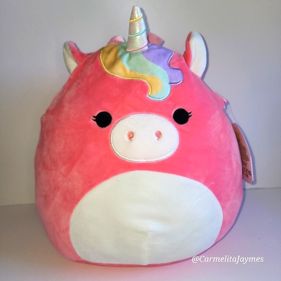 Squishmallows | Toys | Ilene Backpack Pink Unicorn Original ...